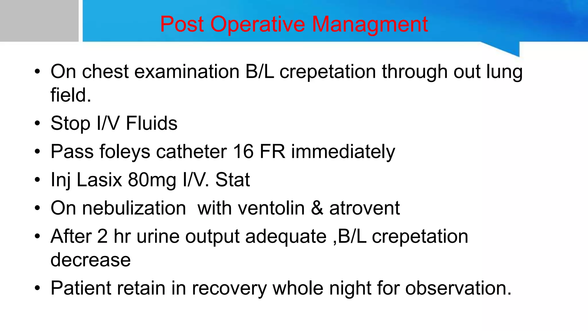 Negative pressure pulmonary edema | PPTX