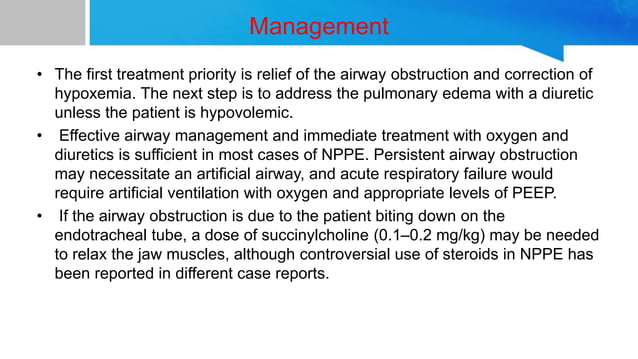Negative pressure pulmonary edema | PPTX | Lung and Respiratory Health ...