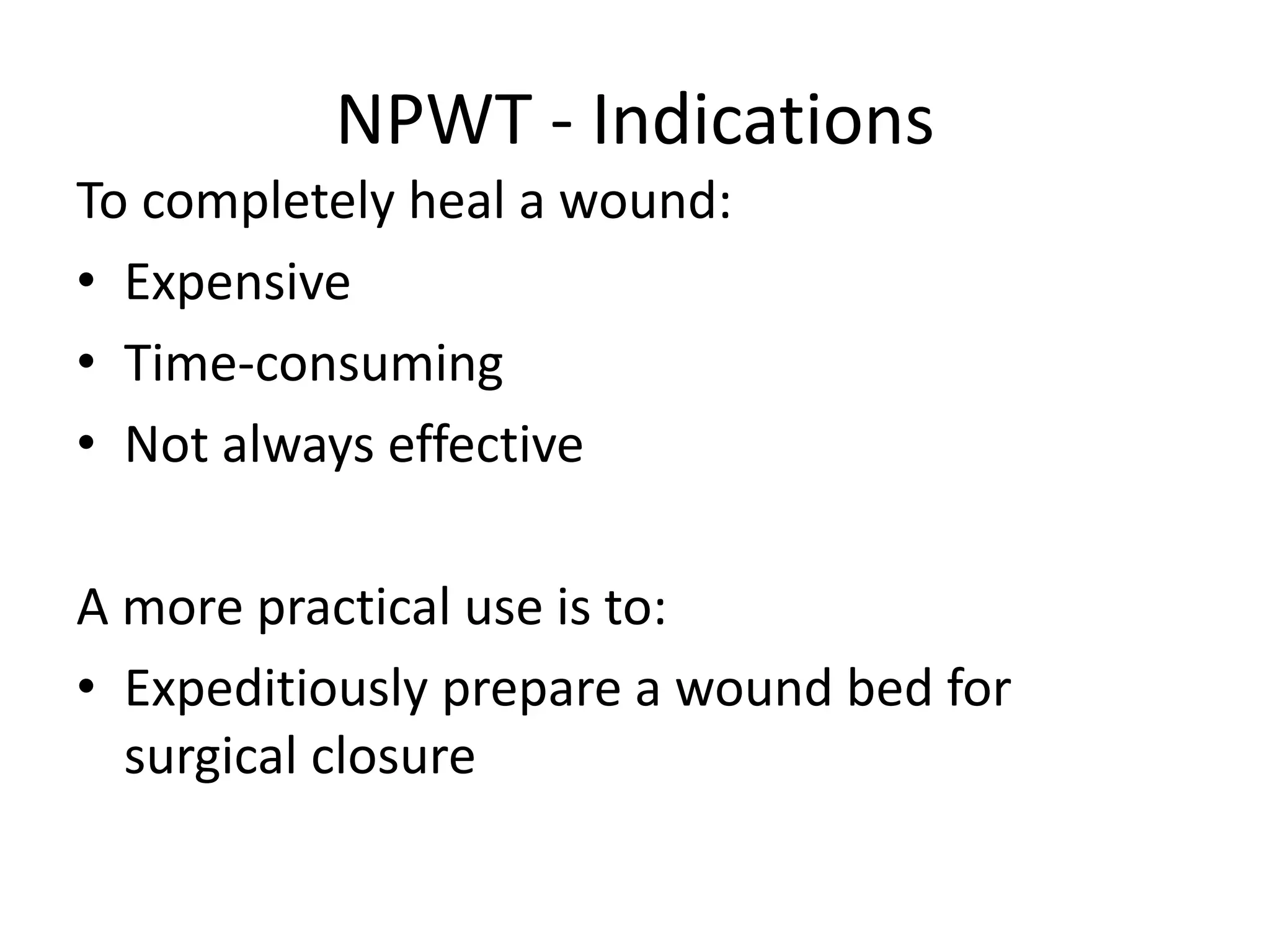 Negative pressure wound therapy | PPTX