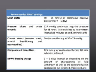 Negative Pressure Wound Therapy (NPWT) | PPTX