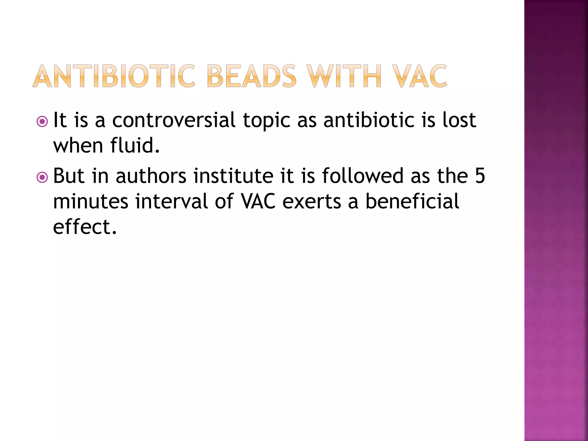 Negative pressure wound therapy(vac) | PPTX