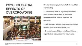 Negative Psychological Aspects of Overcrowding in Cities | PPT