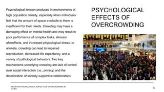 Negative Psychological Aspects of Overcrowding in Cities | PPT