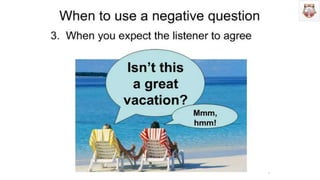 Negative questions - Ingles | PPTX
