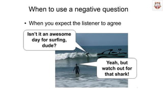 Negative questions - Ingles | PPTX