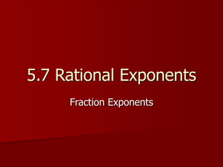Negative Rational Exponent in Radical Expressions | PPT | Physics | Science