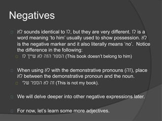 Negatives | PPTX