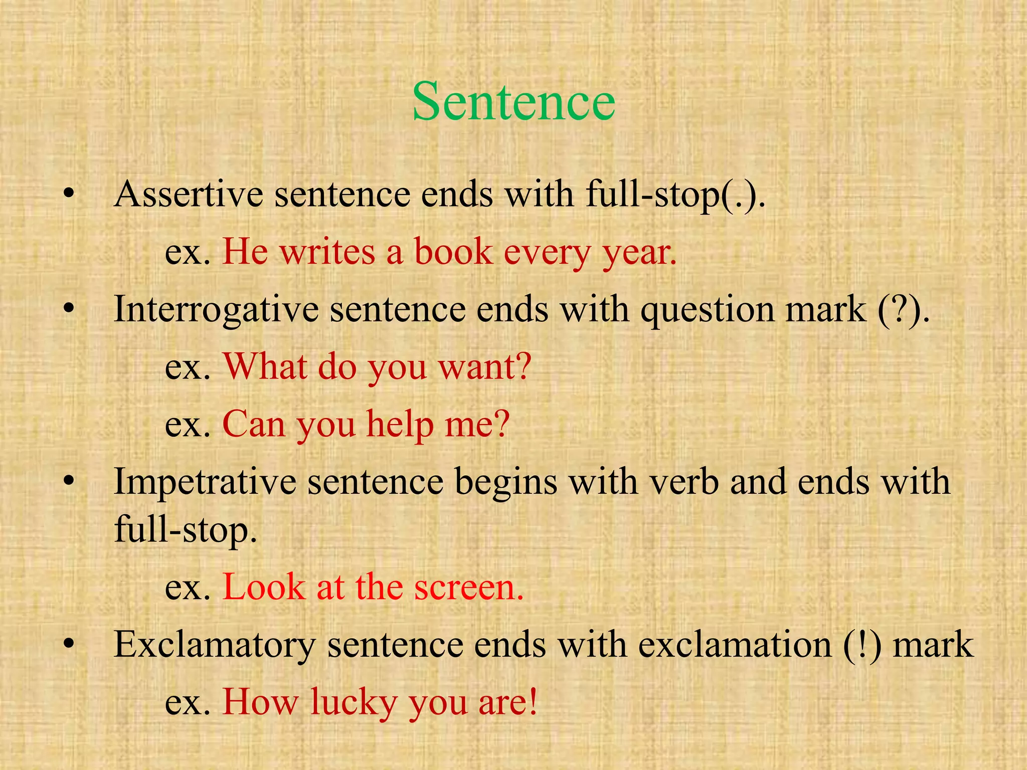 Negative sentence | PPTX