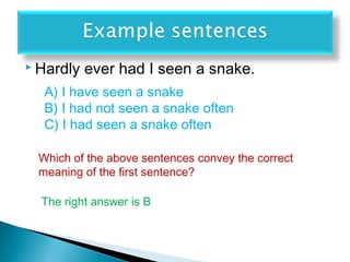 Negative sentences | PPT