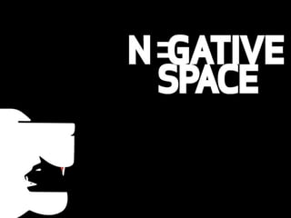 Negative shape drawings web | PPT