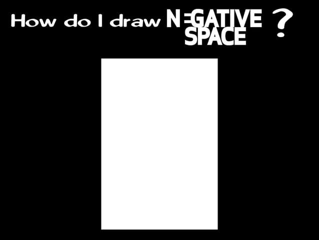 Negative shape drawings web | PPT