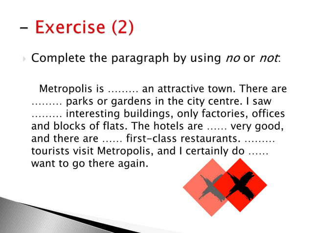 Negative statements | PPTX