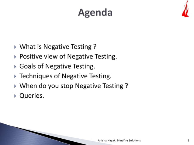 Negative Testing | PPT