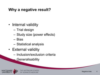 Negative trials pp | PPTX