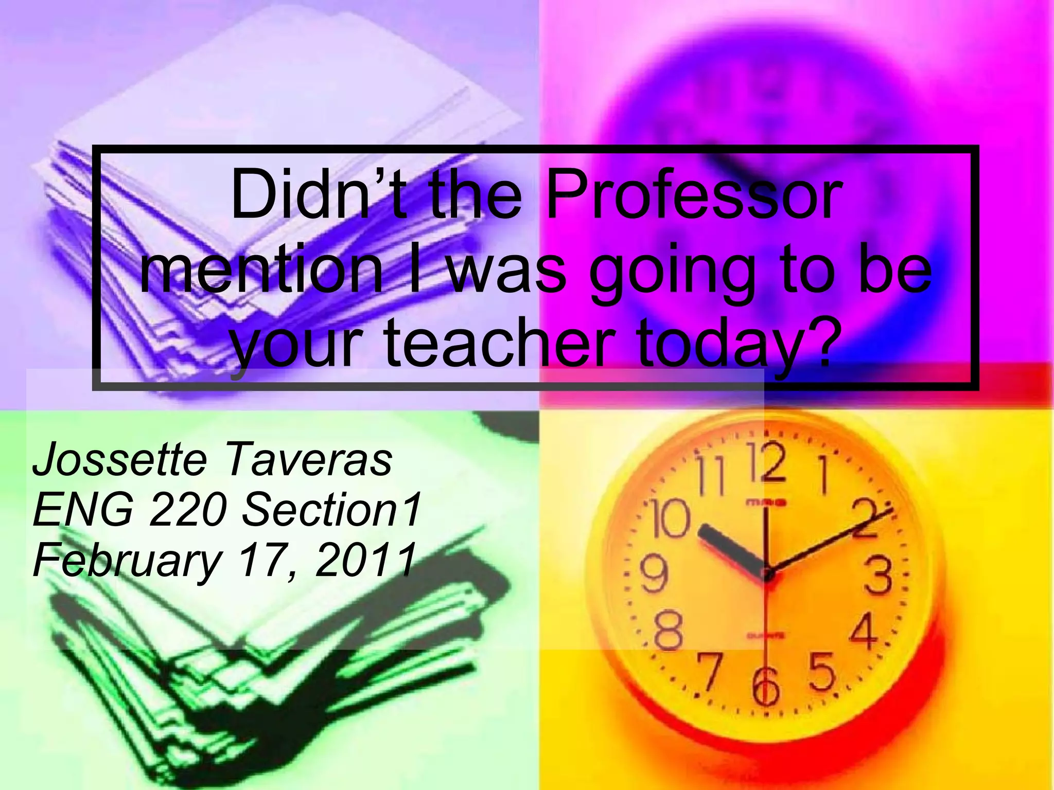 Negative Yes/No Questions | PPT