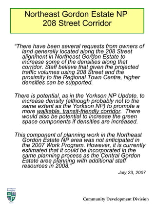 Northeast Gordon Estates NCP | PPT