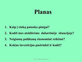 Negiamos palūkanos | PPTX
