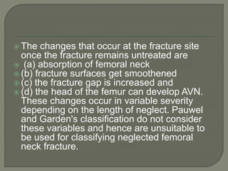 Neglected fracture neck of femur in young adults | PPTX