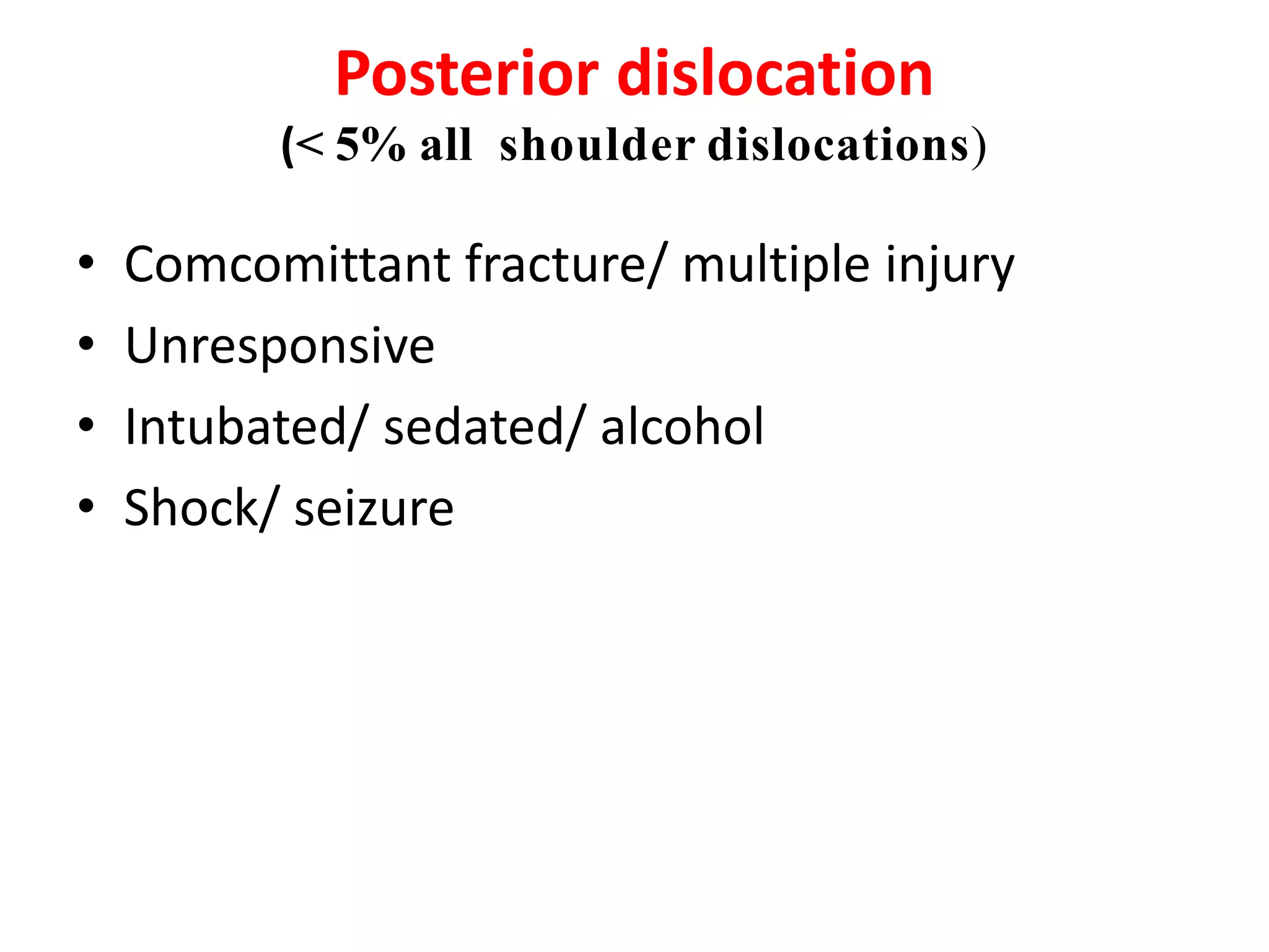 Neglected shoulder dislocation management | PPTX