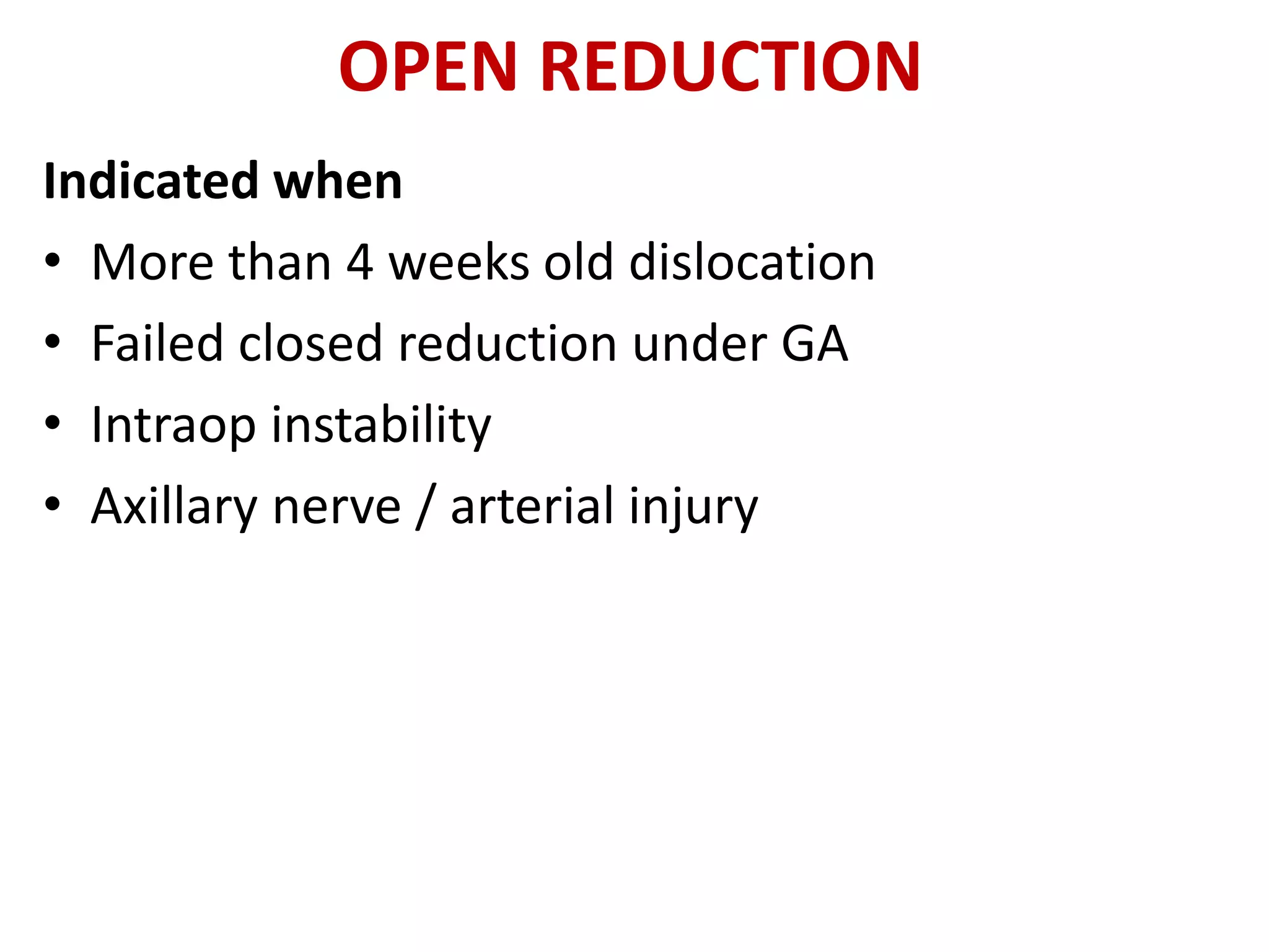 Neglected shoulder dislocation management | PPTX