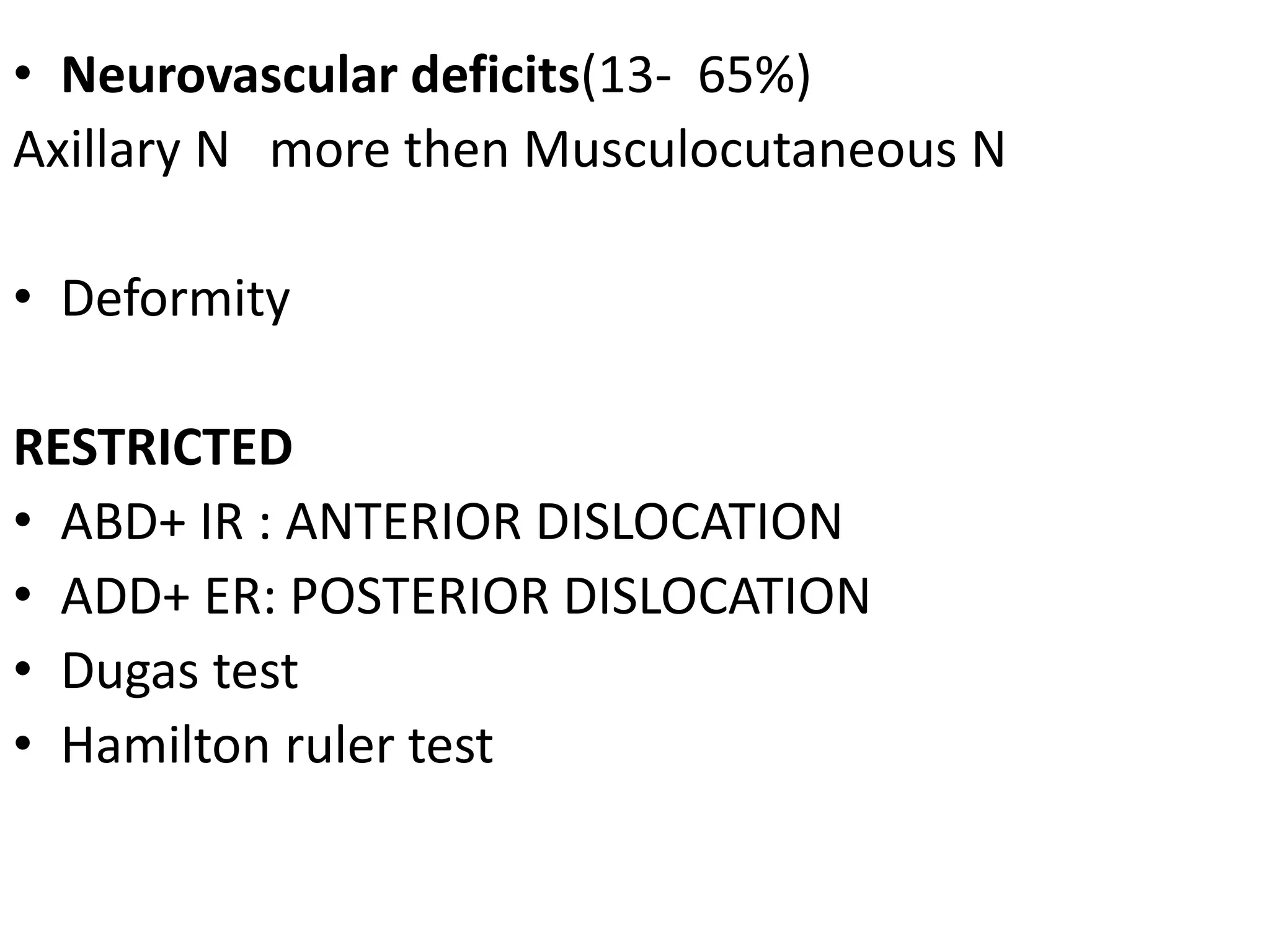 Neglected shoulder dislocation management | PPTX