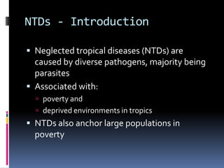 Neglected tropical diseases | PPTX
