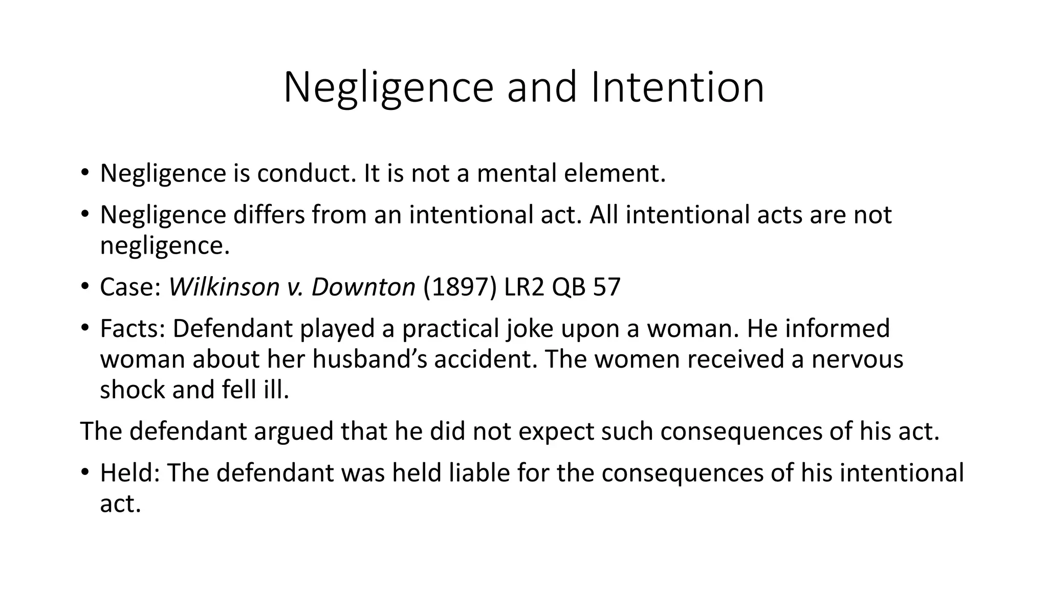 Negligence | PPTX