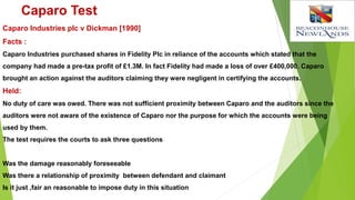 tort of Negligence and its application . | PPT