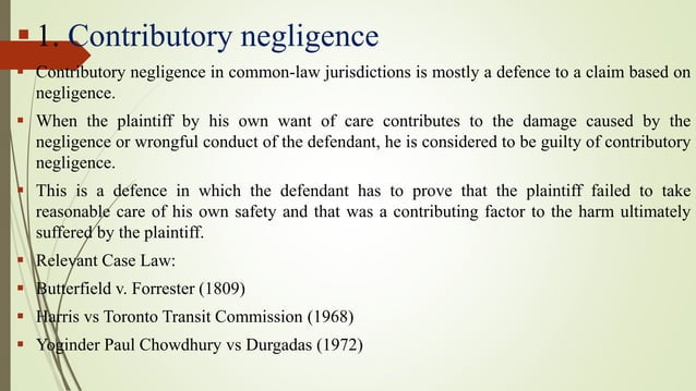 Negligence | PPTX | Legal Services Industry | Industries
