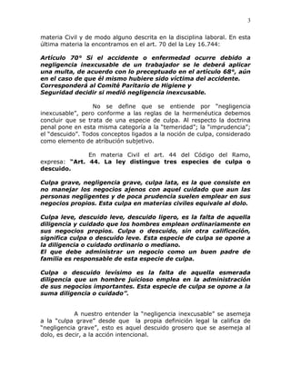 Negligencia inexcusable | PDF