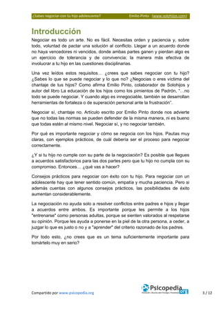 Negociar con-tu-hijo-adolescente | PDF