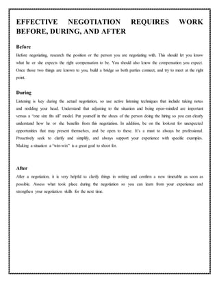 Negotiation | DOCX