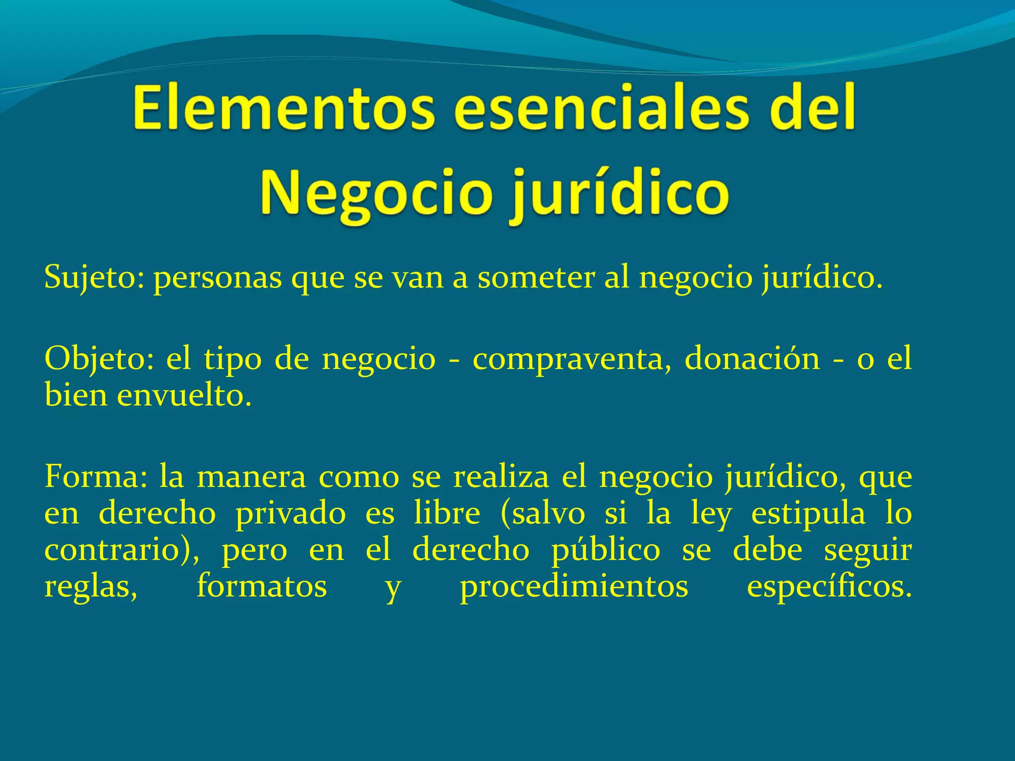 Negocio juridico.ppt ricardo | PPT