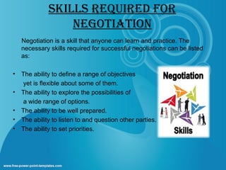 Negotiation ppt | PPT