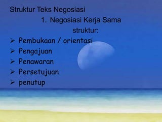 Teks Negosiasi | PPT