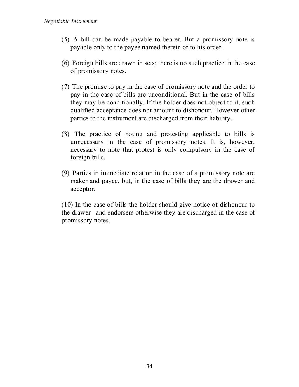 Negotiable instrument