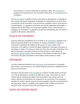 Negotiable instrument | PDF