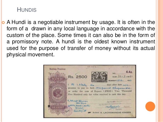 Negotiable instrument Act, 1881