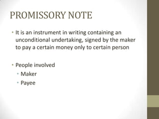 Negotiable instruments | PPT