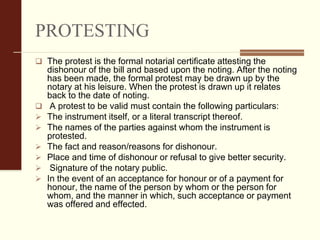 Negotiable instruments | PPTX