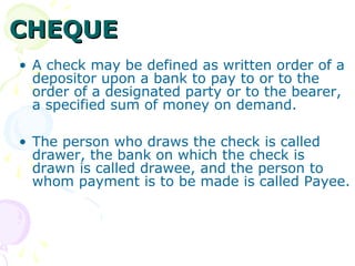 Negotiable instruments | PPT
