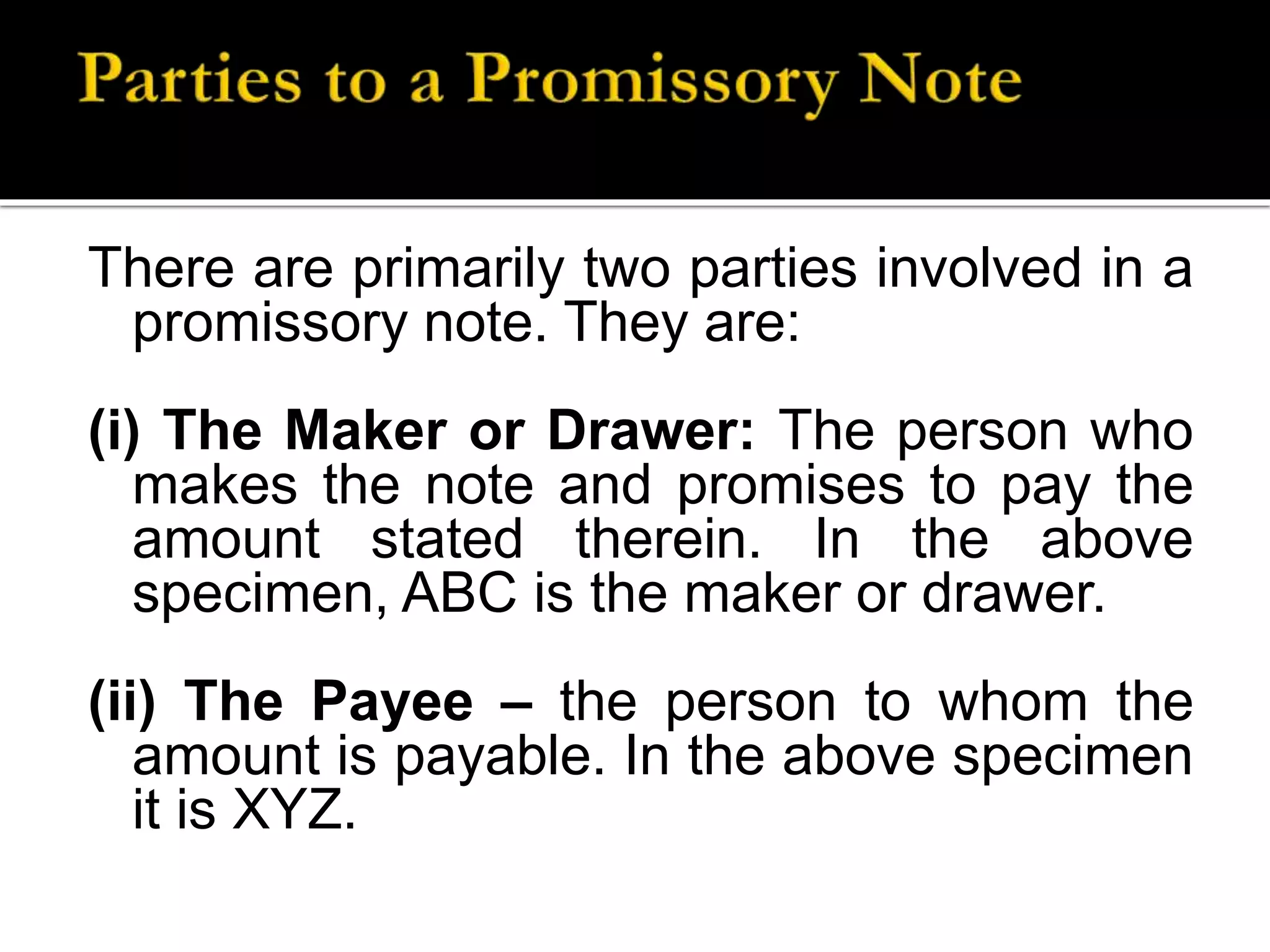 Negotiable instruments act 1881 of PAKISTAN | PPTX