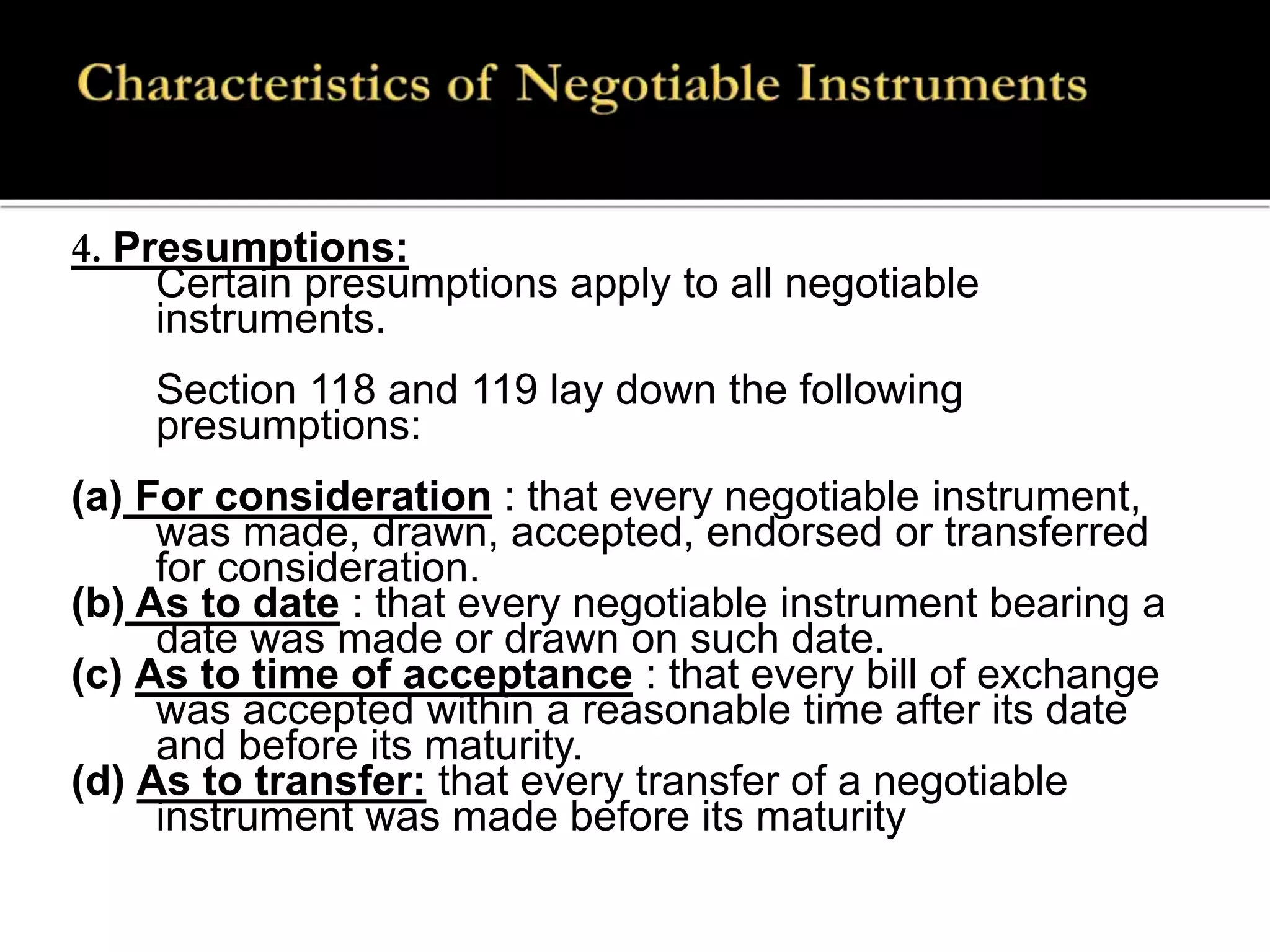 Negotiable instruments act 1881 of PAKISTAN | PPTX