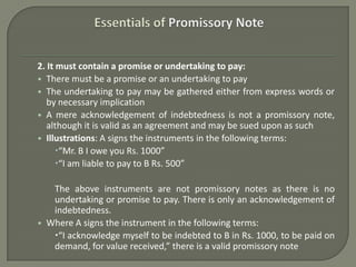 Presentation - The Negotiable Instruments Act 1881 | PPTX