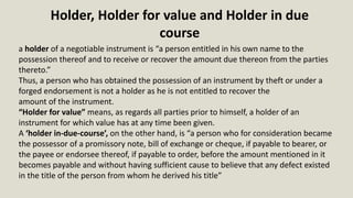 Negotiable Instruments Act.pptx | Law