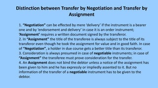 Negotiable Instruments Act.pptx | Law