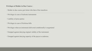 Negotiable instruments act' 1881 | PPTX