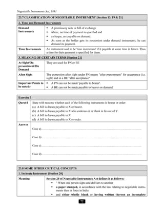 Negotiable Instruments Act Short Notes by Amit Popli Sir.pdf