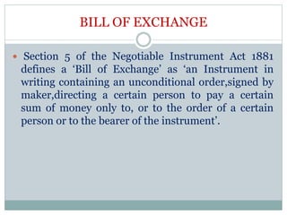 Negotiable instruments | PPTX