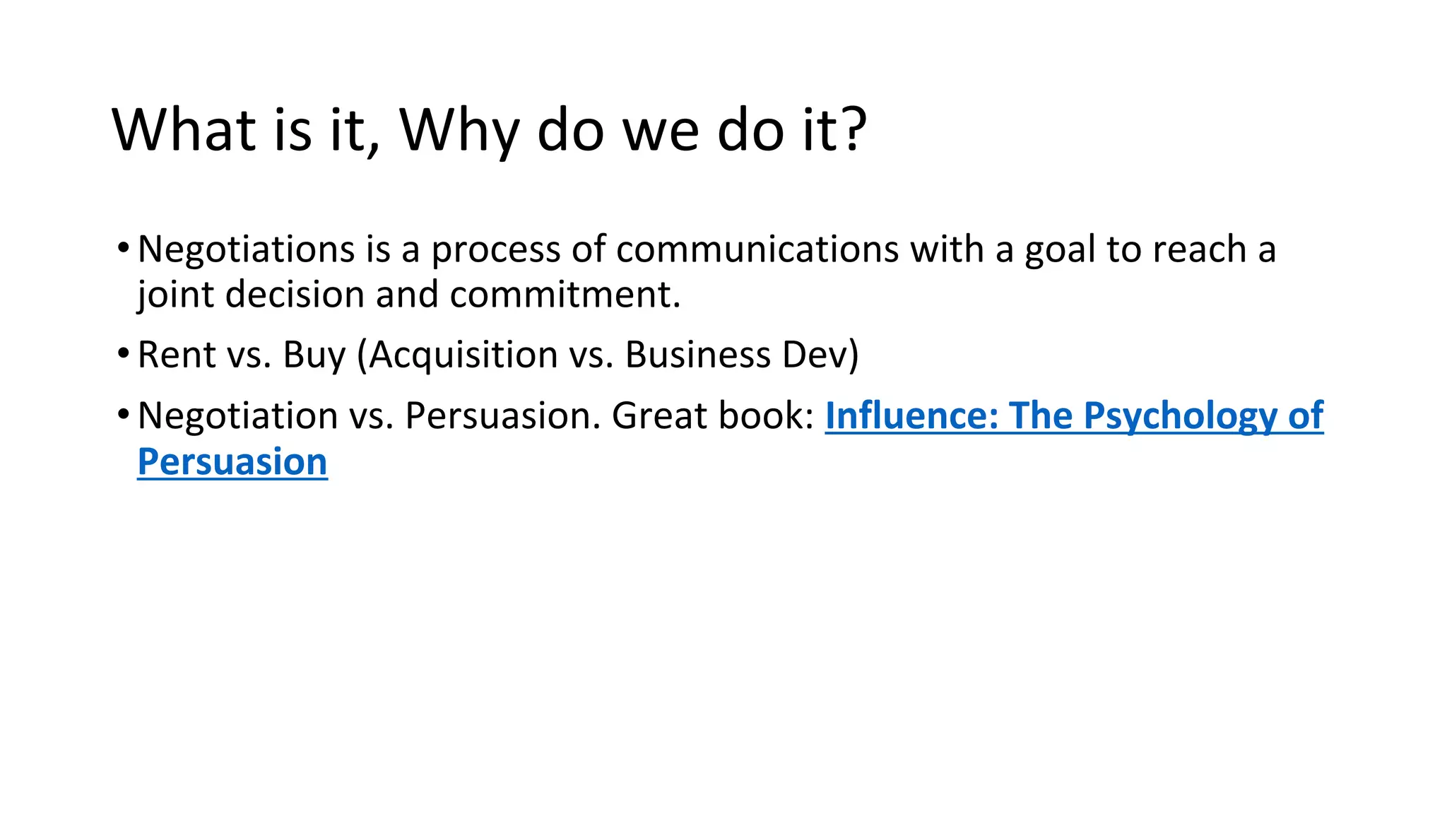 Negotiating 101 | PDF